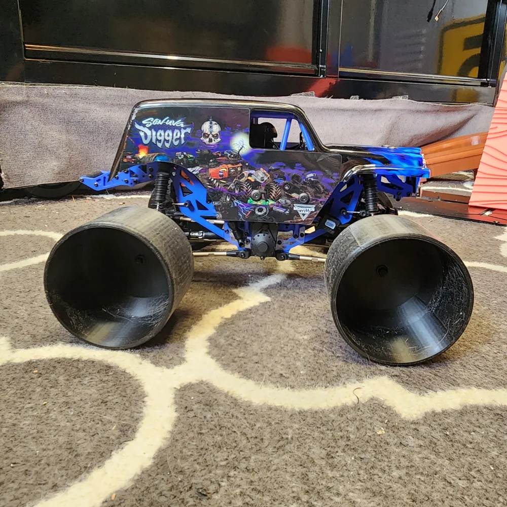 Losi Mini LMT Drift Wheels - Free 3D Print Model - MakerWorld