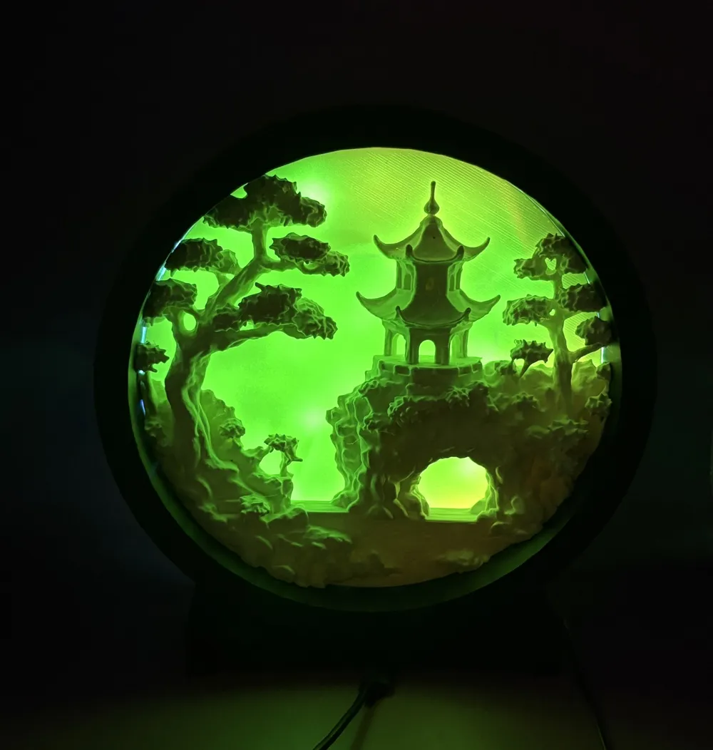Cork Art Light Box - Free 3D Print Model - MakerWorld
