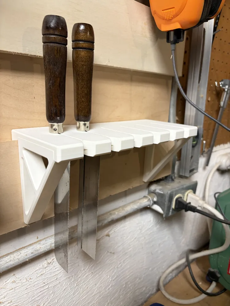 Saw Holder - French Cleat - Free 3D Print Model - MakerWorld