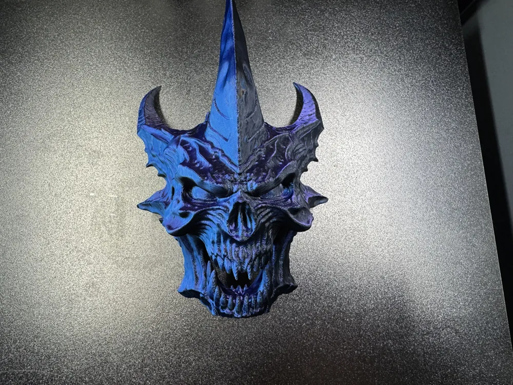Horror Demon Skull - Free 3D Print Model - MakerWorld