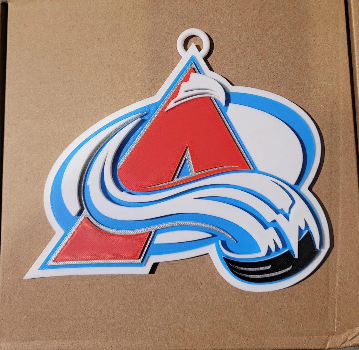 COLORADO AVALANCHE 3D Logo 180mm series by mercadogarzas MakerWorld ...