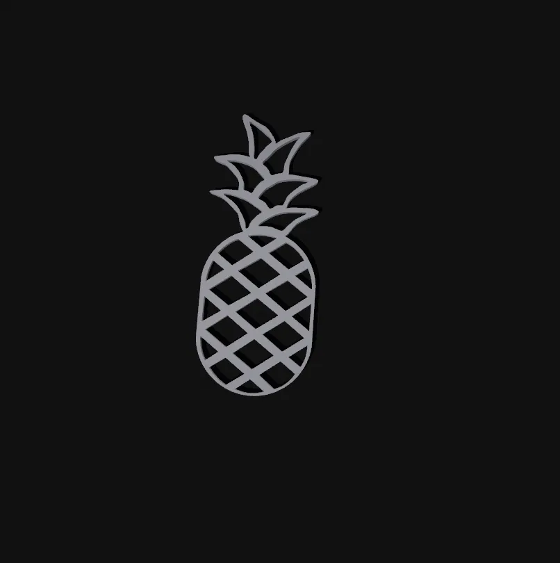 Pineapple 2d Wallart by EpicTimmy - MakerWorld