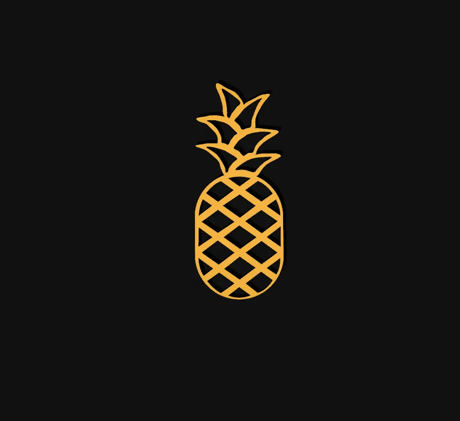 Pineapple 2d Wallart by EpicTimmy - MakerWorld