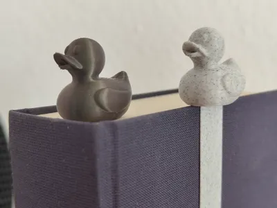 Cute Duck Bookmark - Free 3D Print Model - MakerWorld