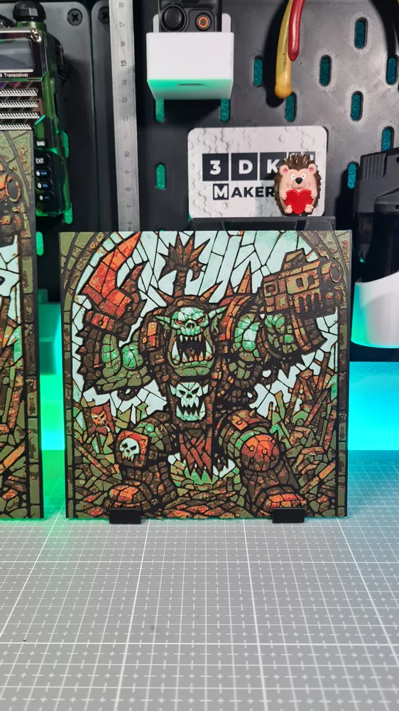 Warboss Ork – Hueforge – 6 Colors by 3DK Maker MakerWorld: Download Free 3D Models