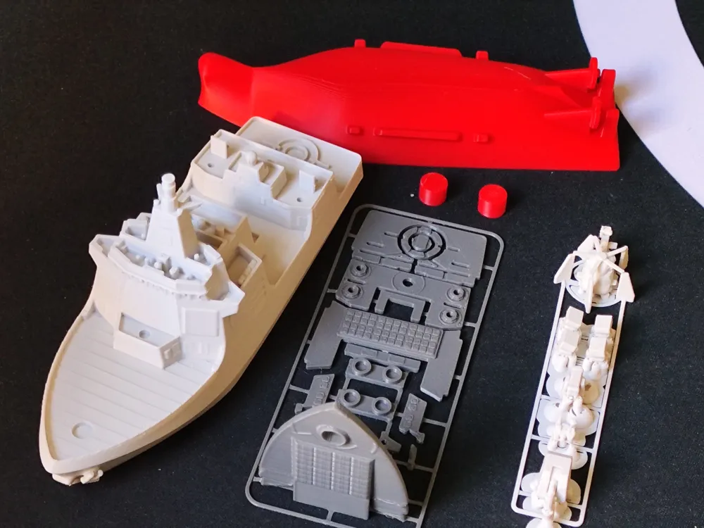 Q-version 055 Destroyer Cub Glue-Free Assembly Toy - Free 3D Print ...