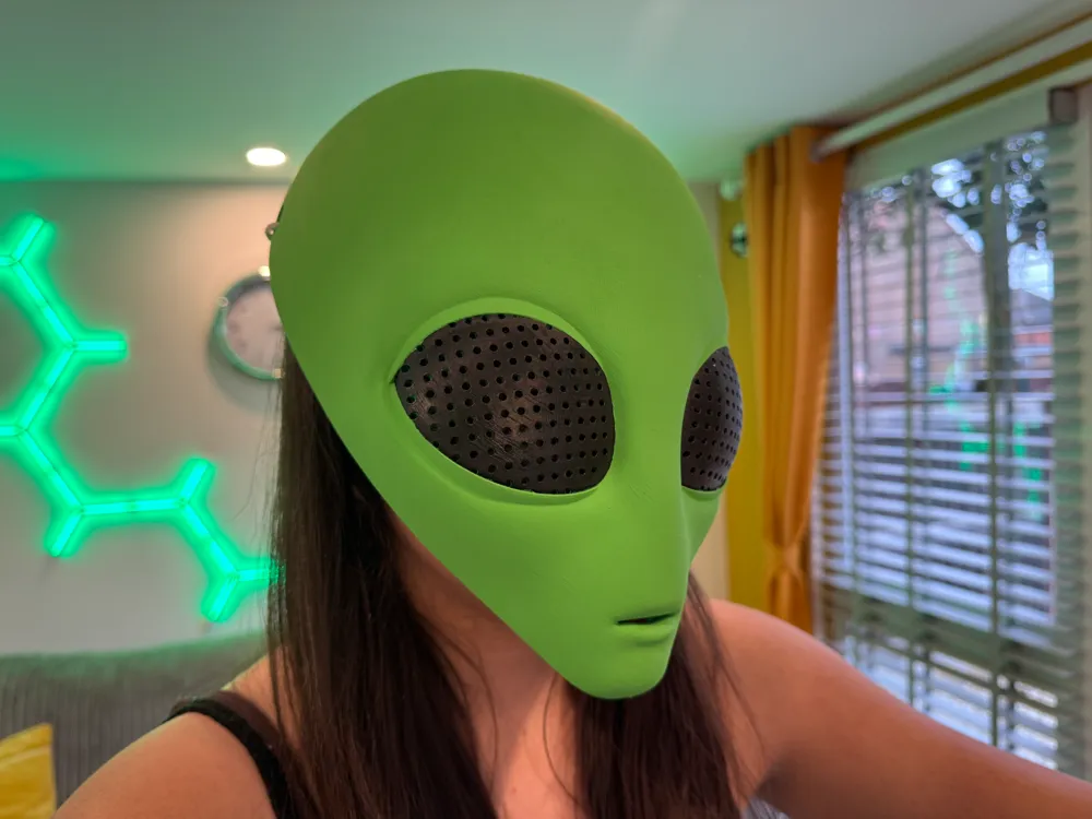 Alien Mask - Free 3D Print Model - MakerWorld