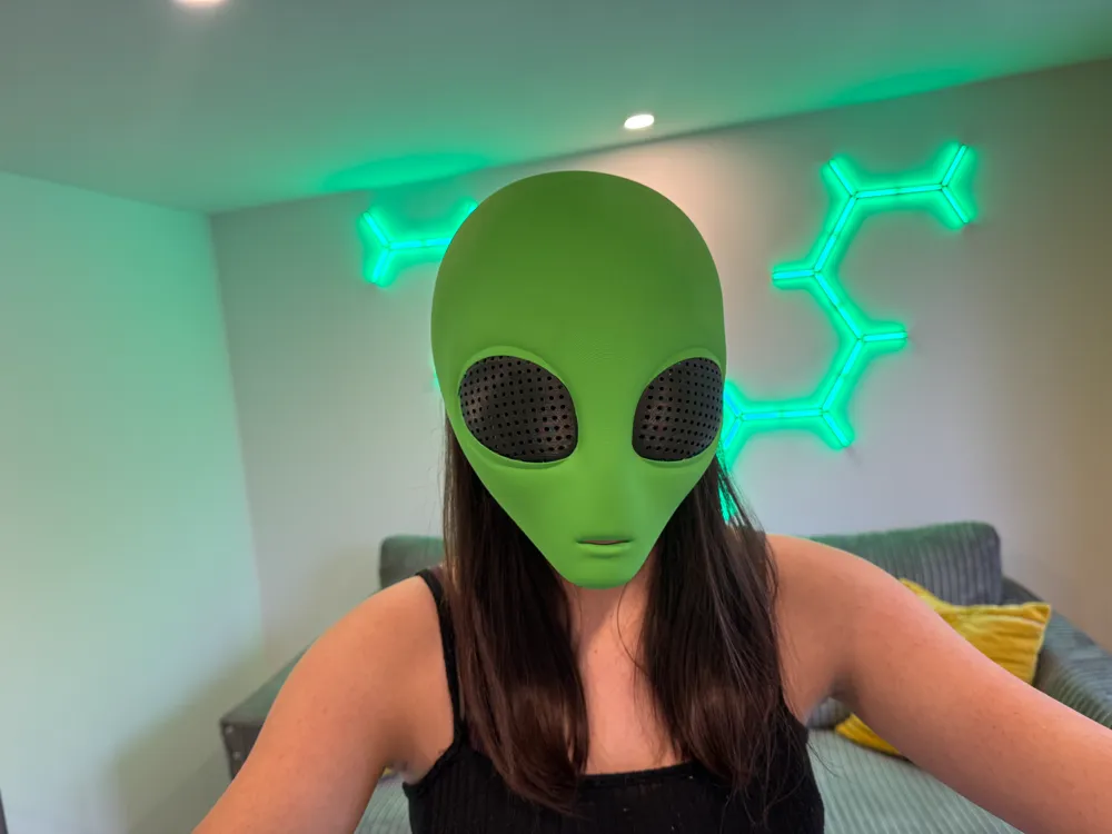 Alien Mask - Free 3D Print Model - MakerWorld