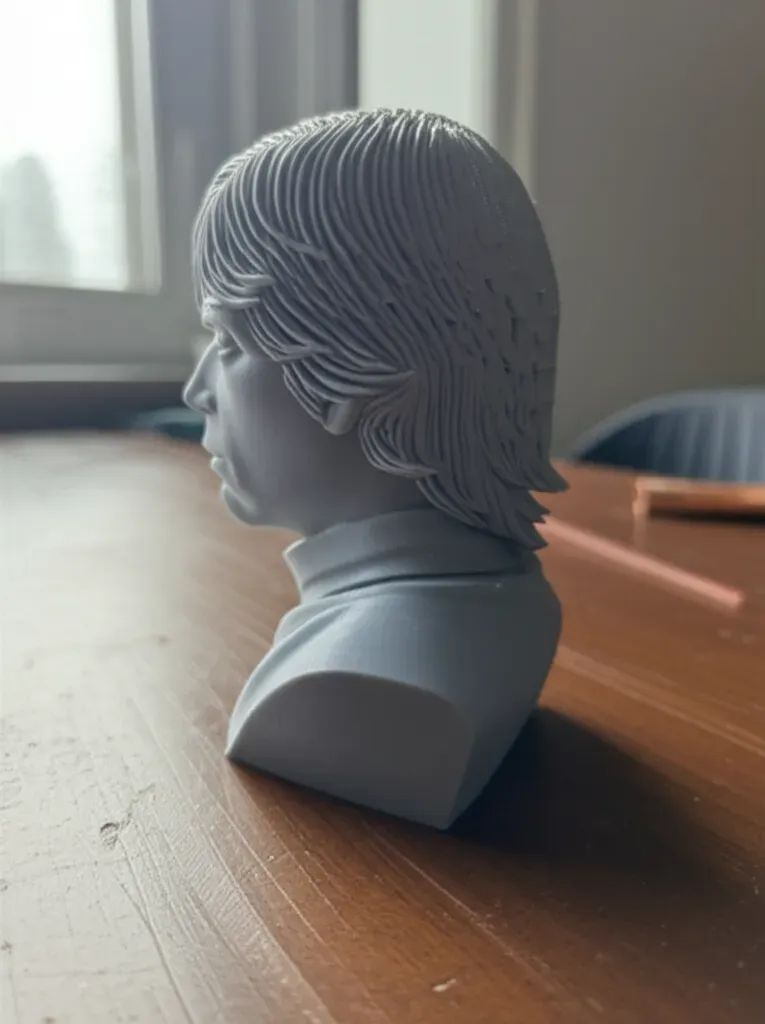 Luke Skywalker Bust - Free 3D Print Model - MakerWorld