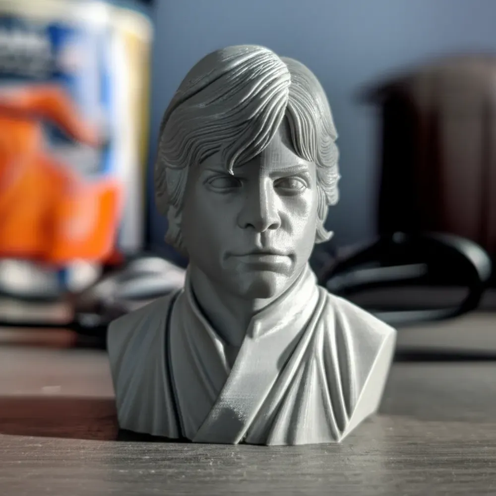 Luke Skywalker Bust by Juganof MakerWorld: Download Free 3D Models