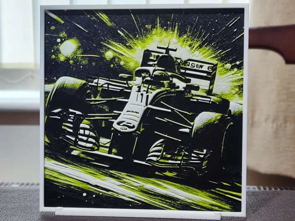 Formula 1 (3) - HueForge 3-Color by BoDadMakerWorld: Download Free 3D ...