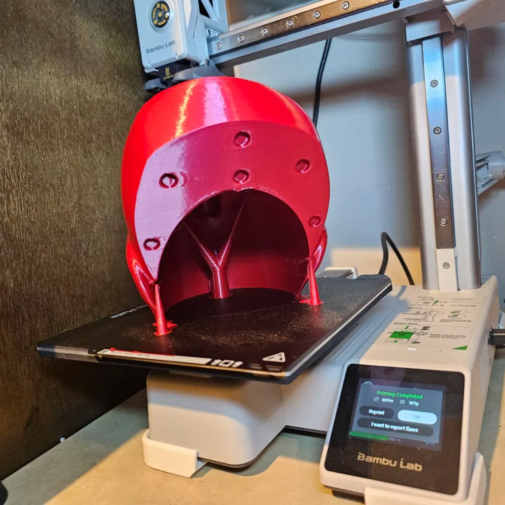 TechPool: Deadpool Mask with Bambu Lab Vision by MagnetDanny MakerWorld ...