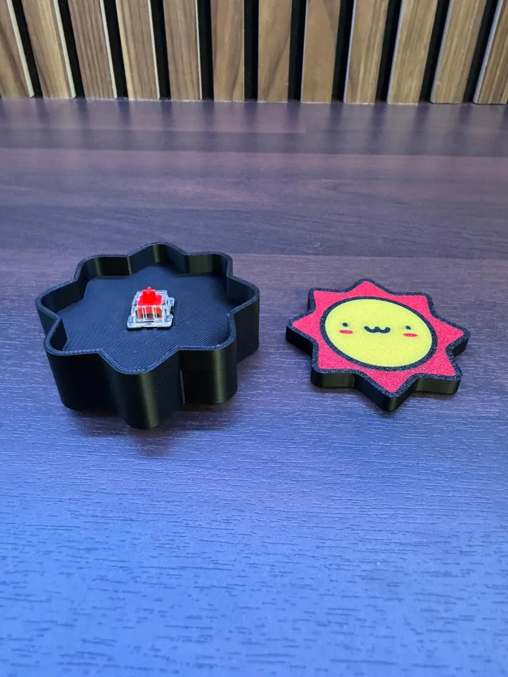 Cute Sun Fidget Clicker - Satisfying - Free 3D Print Model - MakerWorld