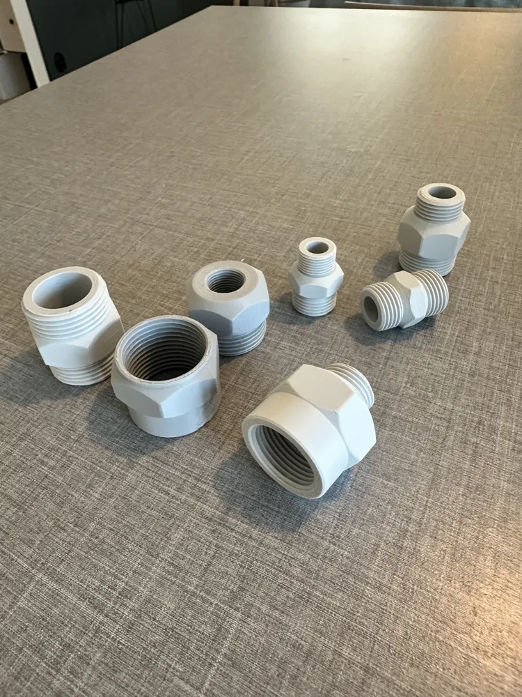 BSP pipe fittings. All sizes from 1/8" to 1". by ID3D MakerWorld ...