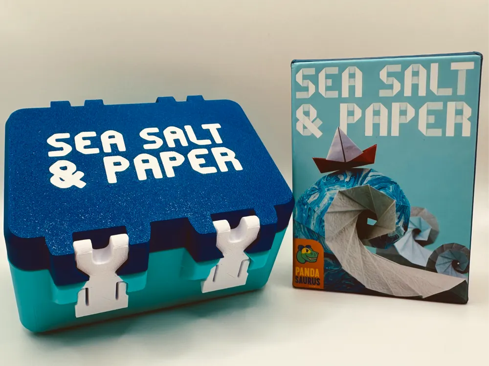 Sea Salt & Paper Box - Snaplock (QR Code Manual) - Free 3D Print Model ...