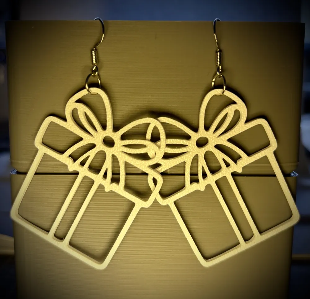 Christmas Earrings - Free 3D Print Model - MakerWorld