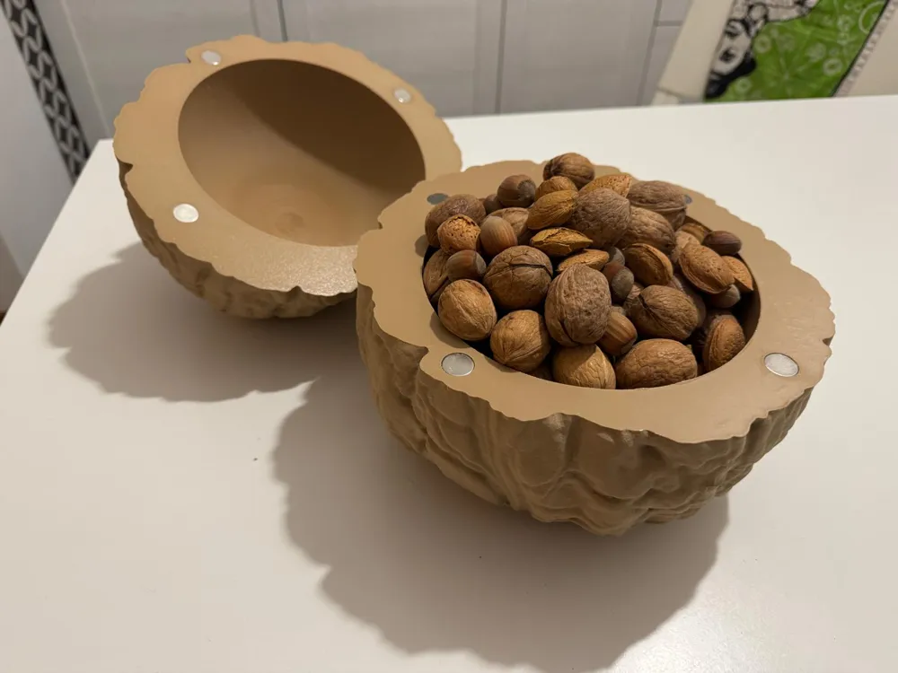Riesen-Nuss-Behälter – Kostenloses 3D-Druckmodell – MakerWorld
