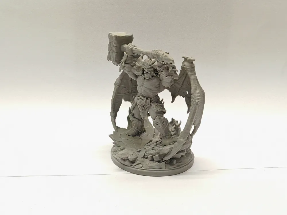 Winged Demon Prince - Hammer of Wrath (50mm base) - Free 3D Print Model ...