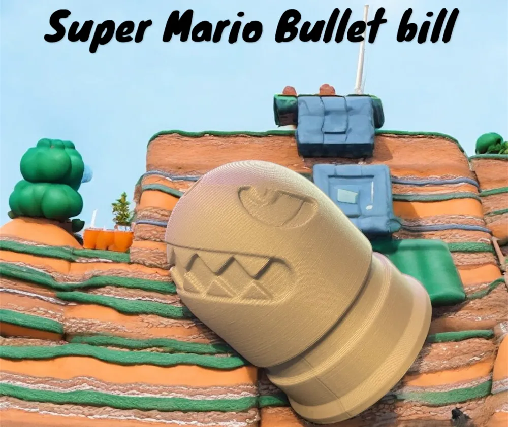 super mario bullet Bill by 3d-tech - MakerWorld