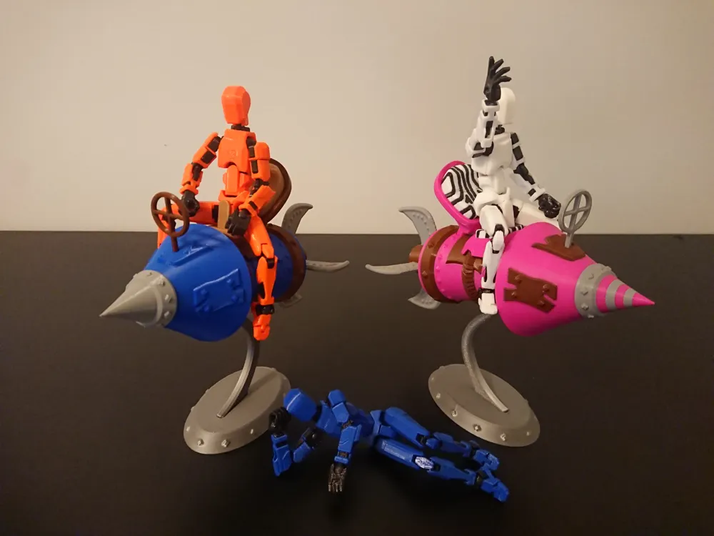 WoW Rockets for Dummy 13 by mkl3D MakerWorld: Download Free 3D Models
