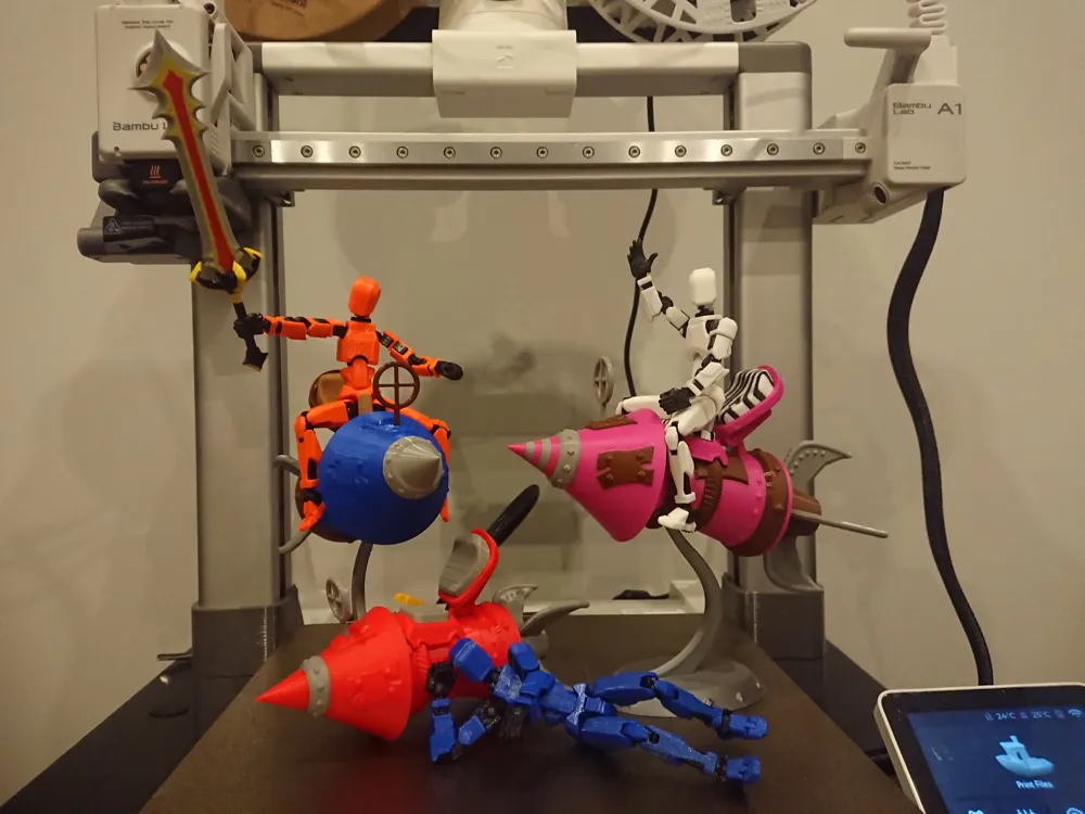 WoW Rockets for Dummy 13 by mkl3D MakerWorld: Download Free 3D Models