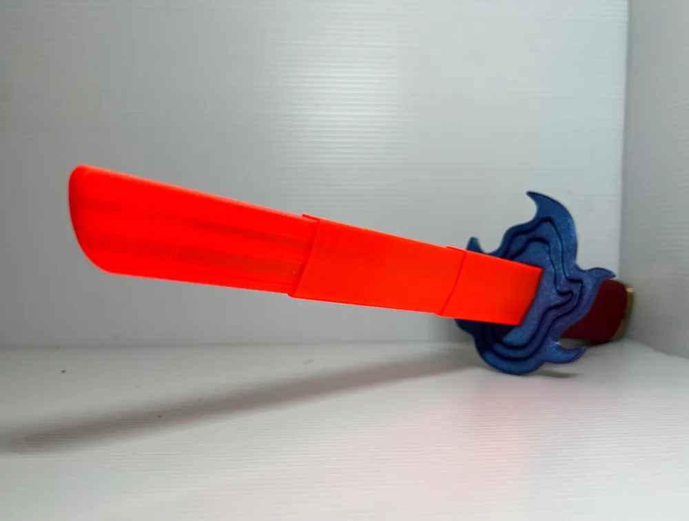 Kyojuro Rengoku Samurai Sword mini by ricky - MakerWorld