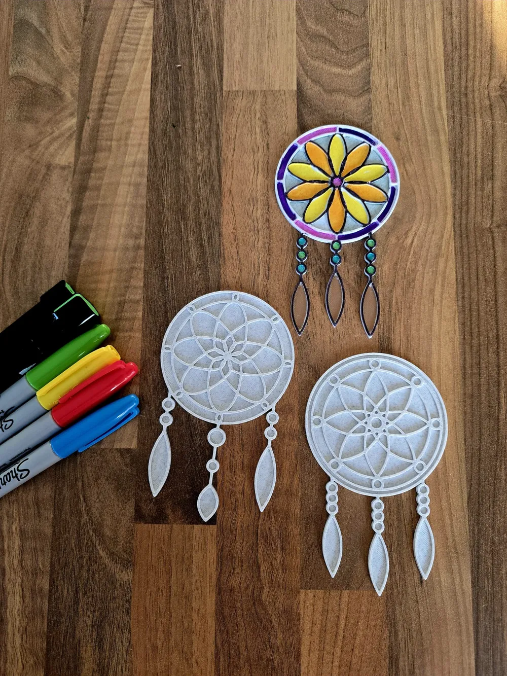 Dreamcatchers DIY Coloring Set Decor Boho Gift by Merilno3D - MakerWorld