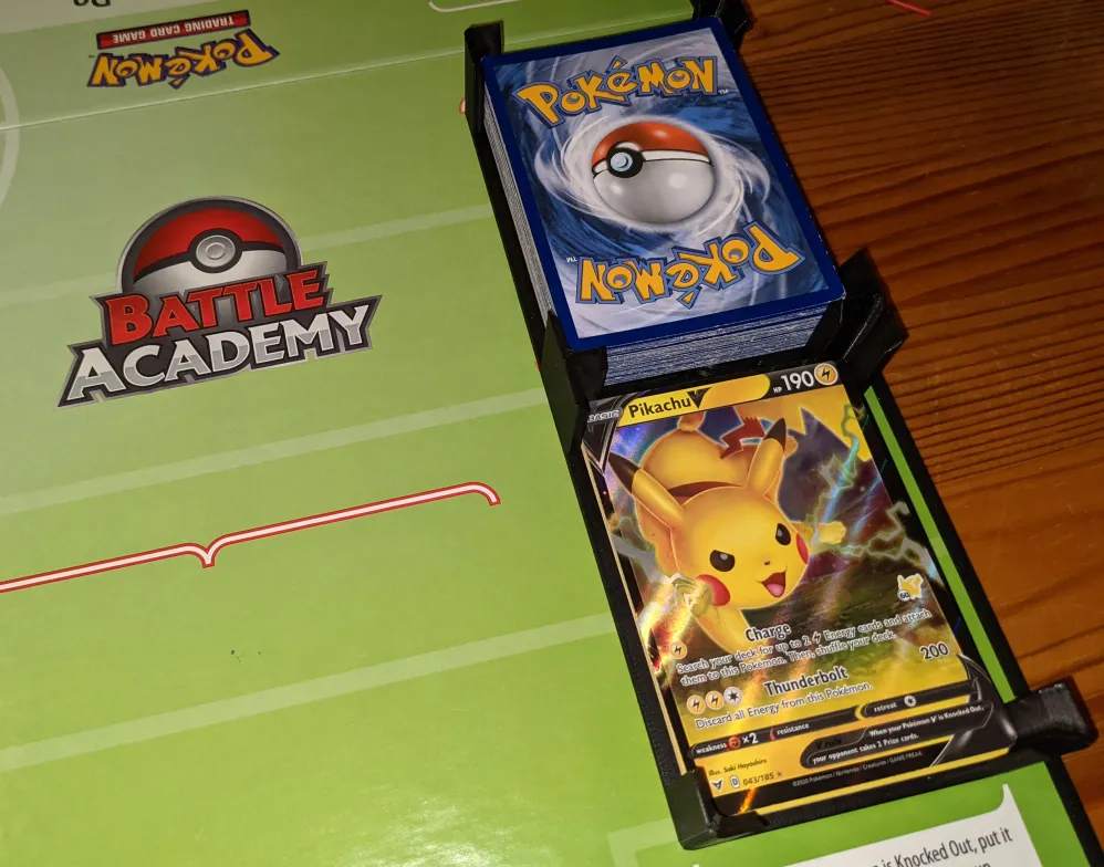 Deck and Discard Holder for Pokemon TCG Cards Game by E MakerWorld ...