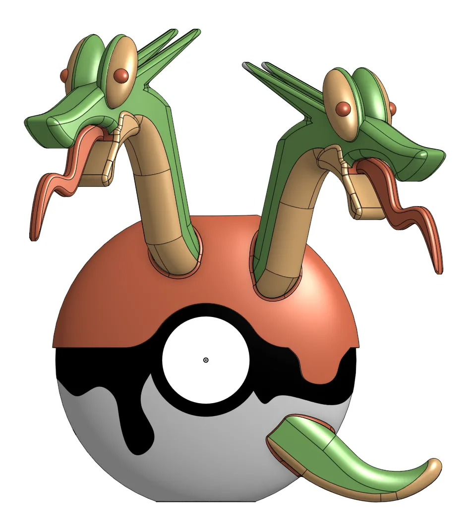 Hydrapple Pokeball / Pokémon Go Protective Case by The Dimensional ...