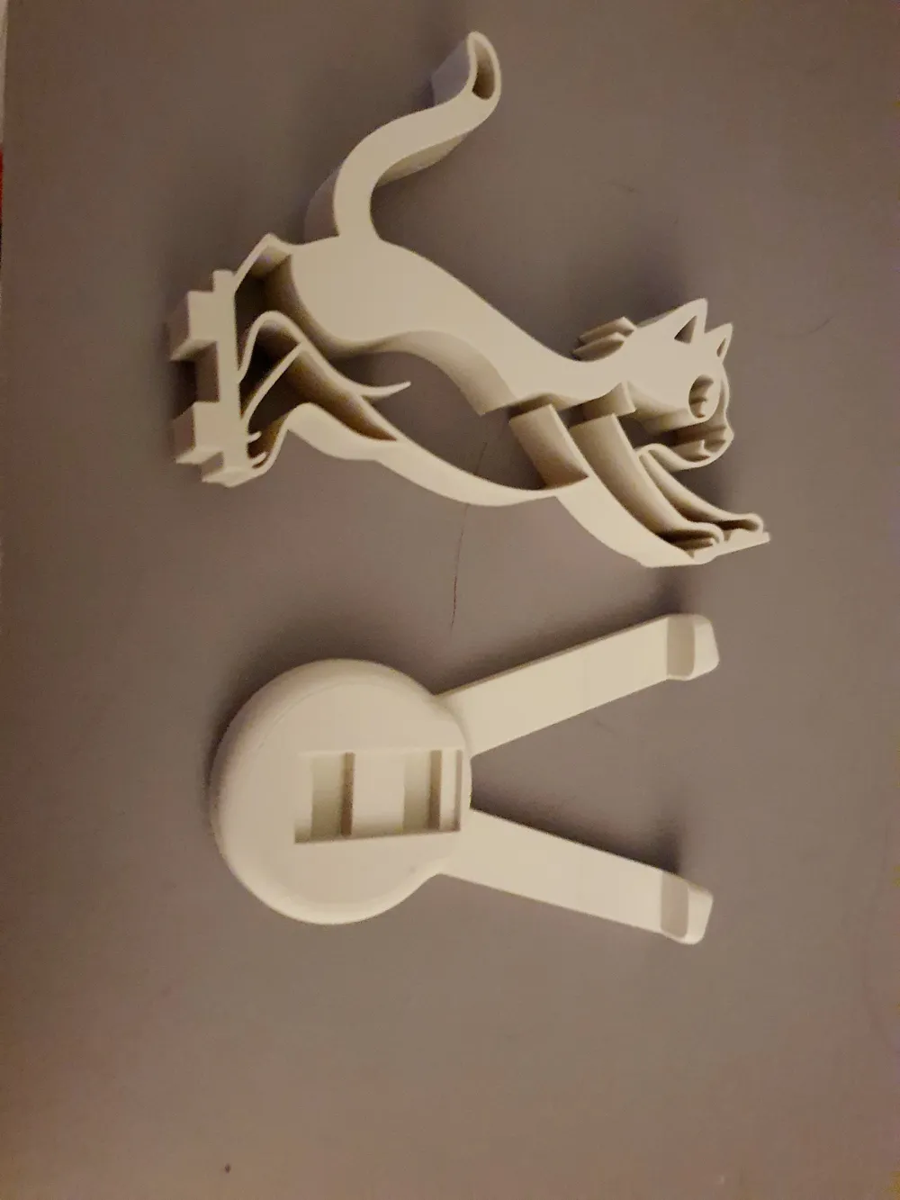 Cute Cat phone stand slot together holder - Free 3D Print Model ...