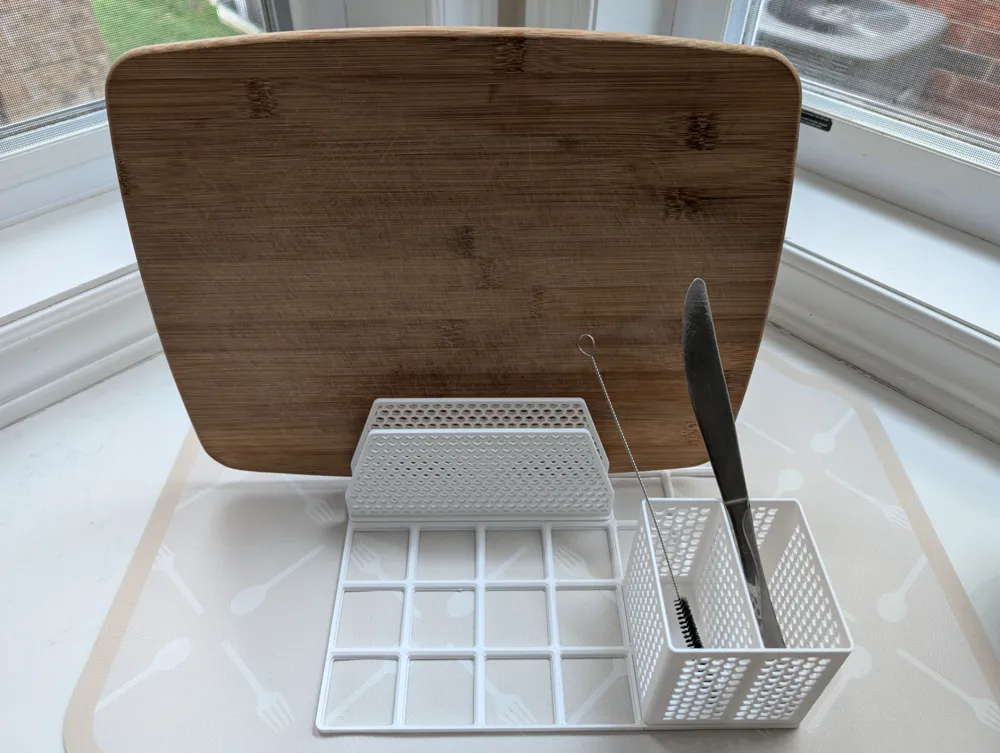 Gridfinity Utensils Drying Rack Remixed by Manoj - MakerWorld