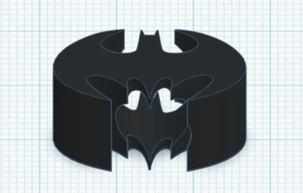 Batman Straw Charm by bexar3dprinting MakerWorld: Download Free 3D Models