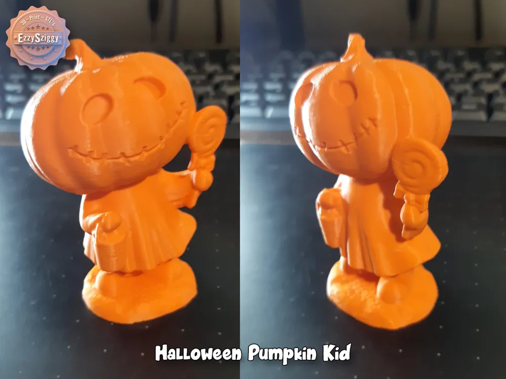 halloween Pumpkin Kid by EzzySziggy MakerWorld: Download Free 3D Models