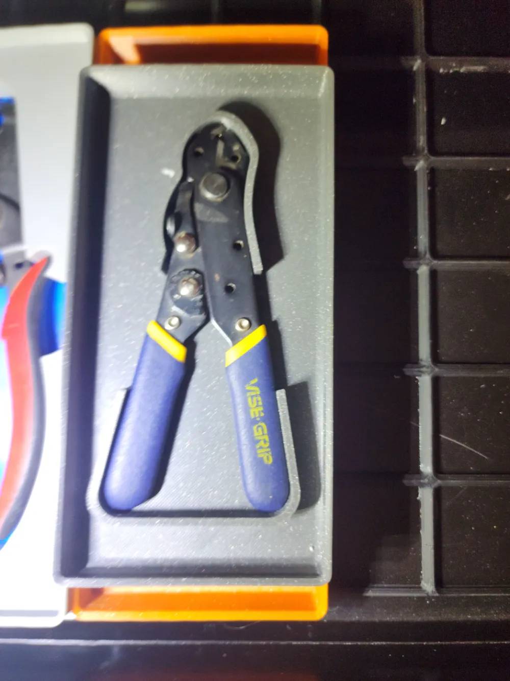 Gridfinity bin for Vice Grip wire stripper by crackFinder - MakerWorld