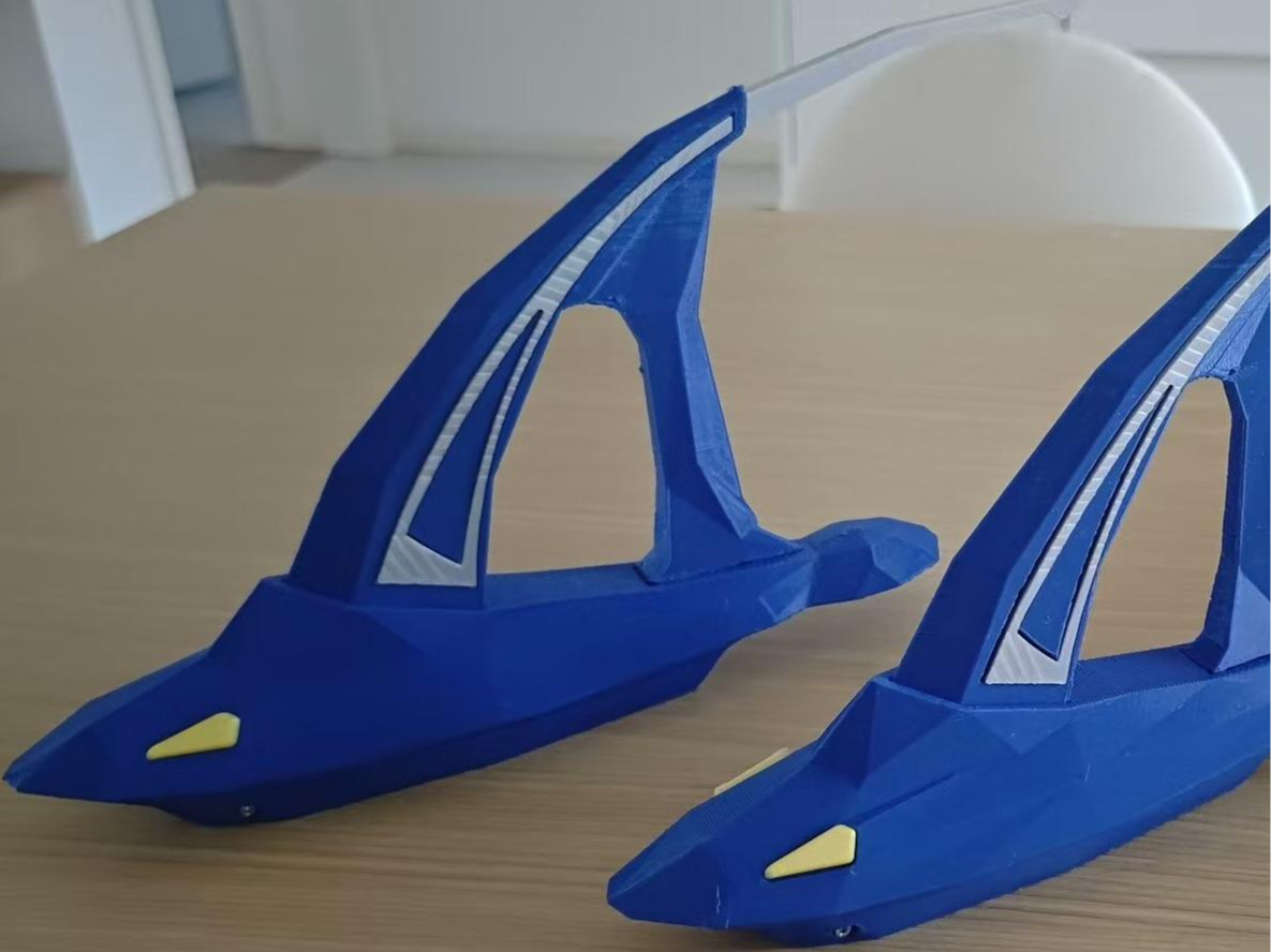 Gaoranger Gao Blue Weapon - Blue Shark Twin Blades by 奇点制造局 MakerWorld ...