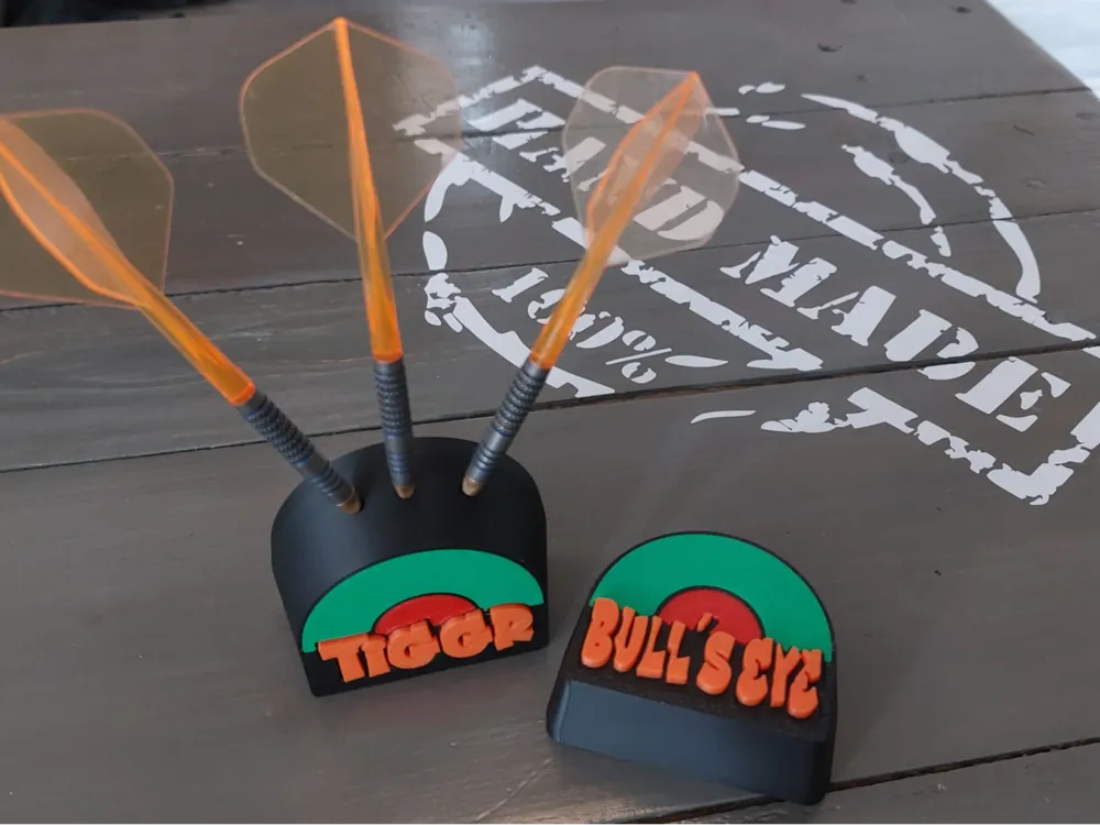 Dart Stand Dart Holder Darts Holder Bull's Eye Dart by Tiggr3D ...