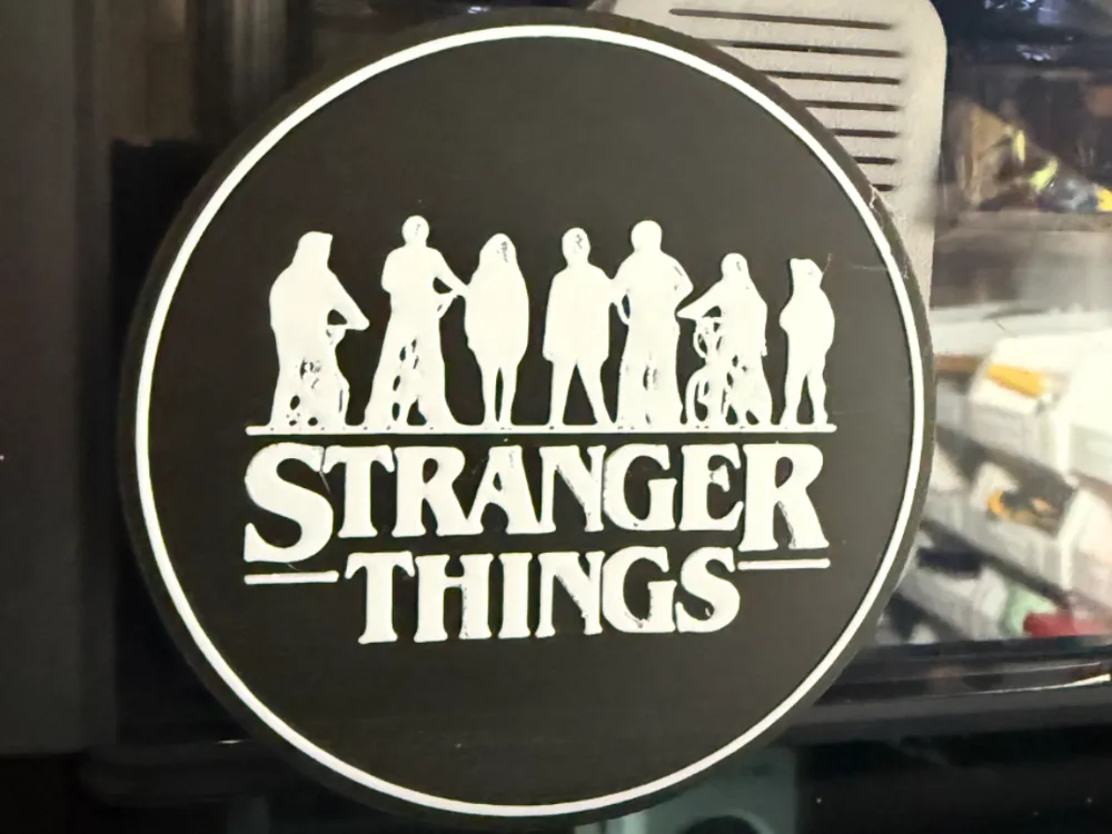 STRANGER THINGS COASTER - Free 3D Print Model - MakerWorld