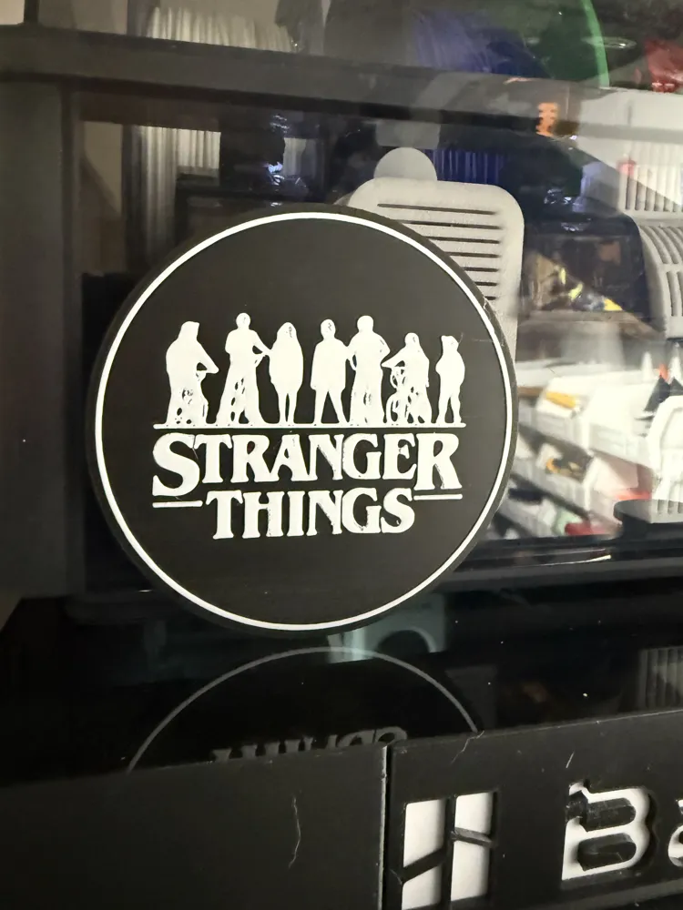 STRANGER THINGS COASTER - Free 3D Print Model - MakerWorld