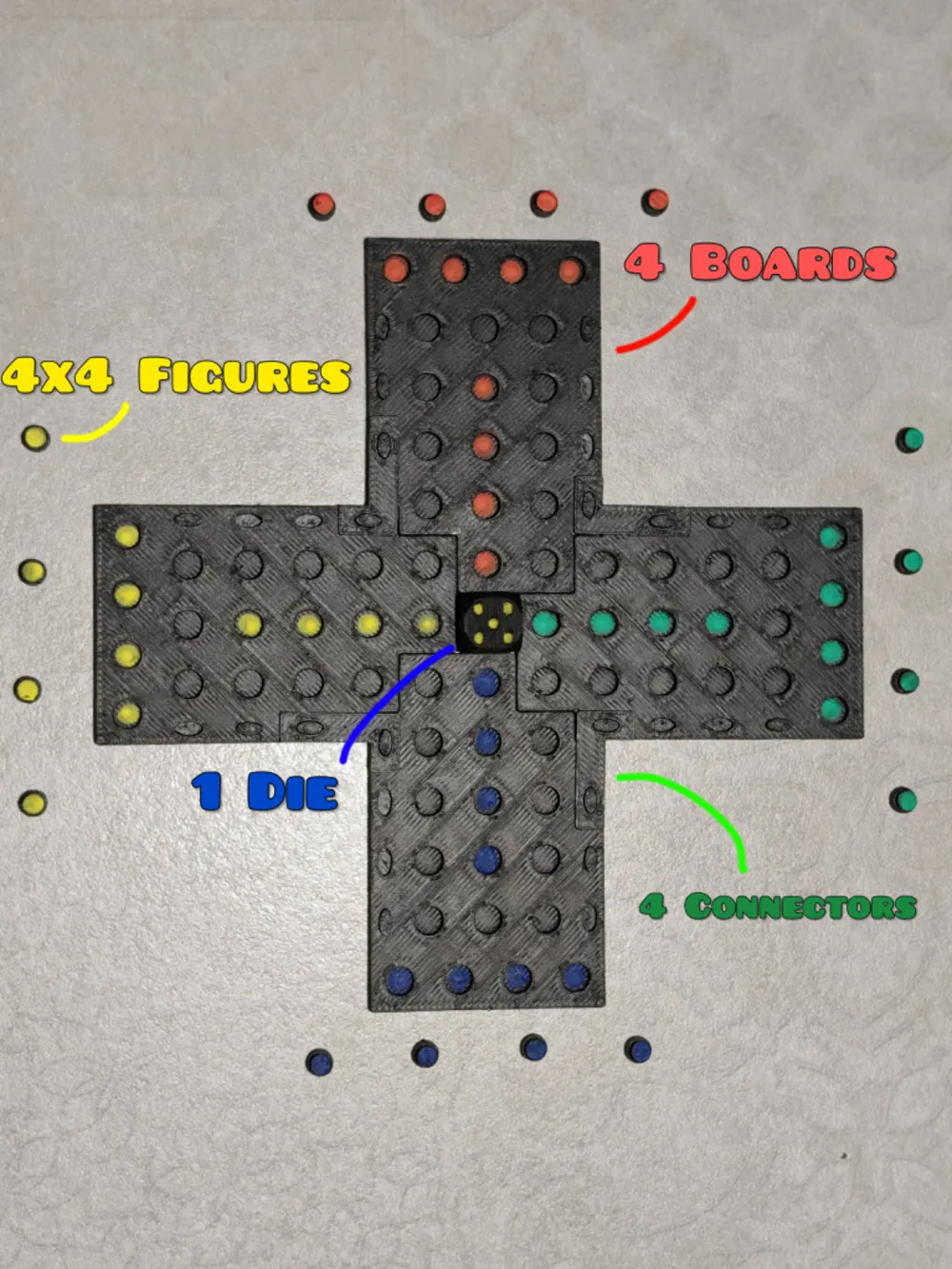 Mini Ludo by Kangaroo - MakerWorld