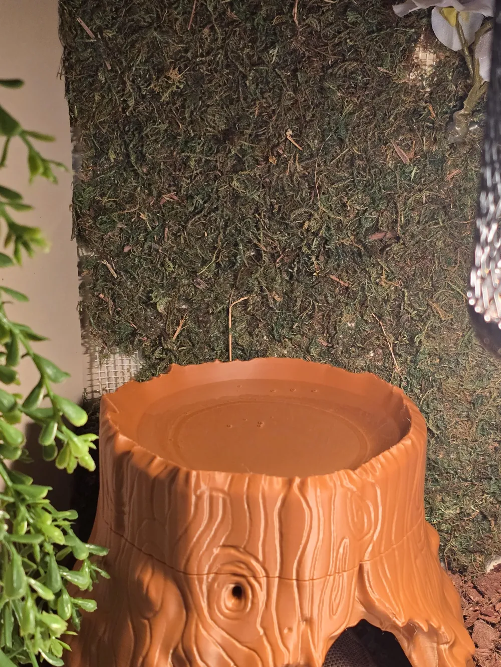 Tree Trunk 2-in-1 Snake Hide & Water Bowl - Free 3D Print Model ...