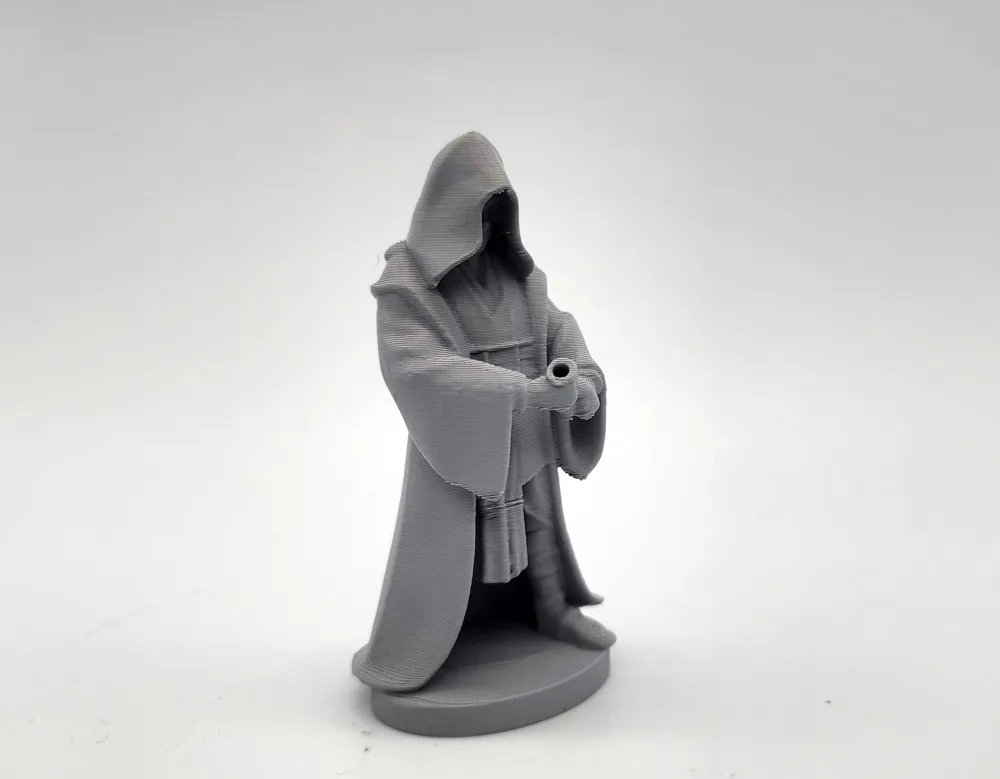 Jedi Miniature w/Filament Lightsaber - Free 3D Print Model - MakerWorld
