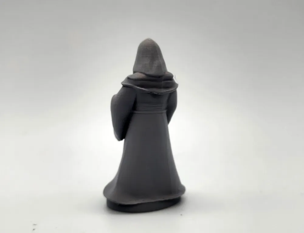 Jedi Miniature w/Filament Lightsaber - Free 3D Print Model - MakerWorld