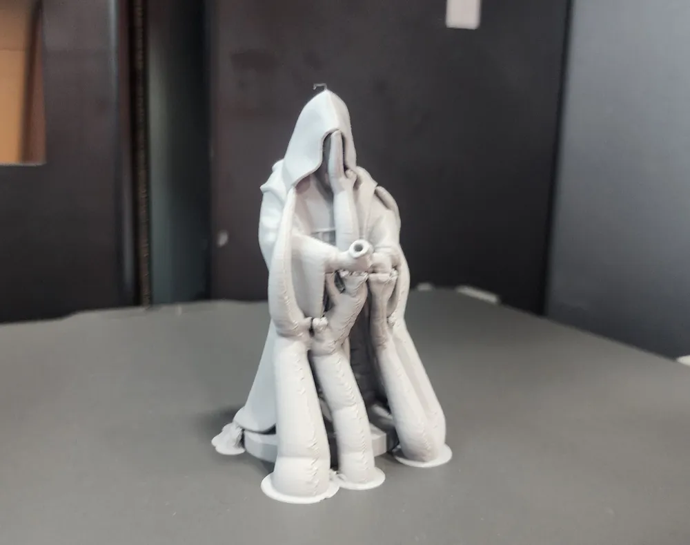Jedi Miniature w/Filament Lightsaber - Free 3D Print Model - MakerWorld