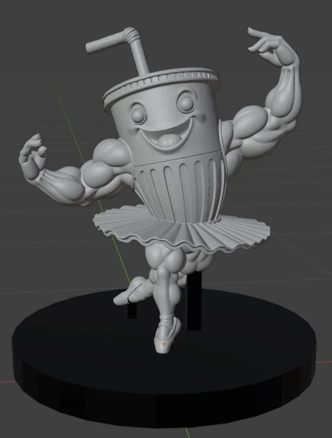 Brainrot Series | Ballerino Lololo - Free 3D Print Model - MakerWorld