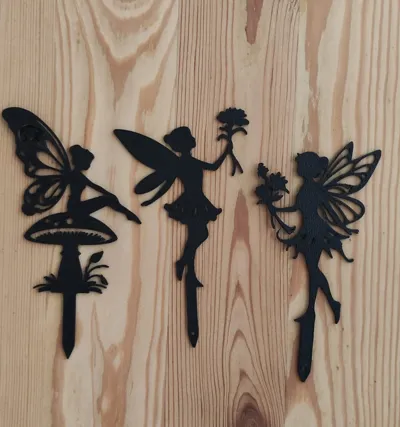 Garden Fairies - Free 3D Print Model - MakerWorld