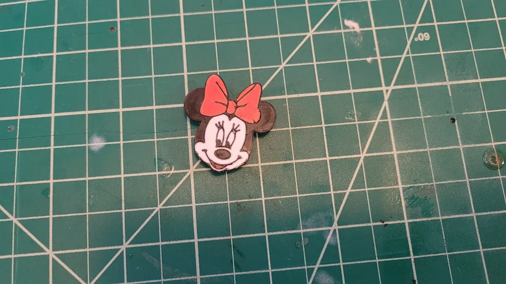 Minnie Mouse Croc Shoe Charm (Jibbitz) by sidbarret007 - MakerWorld