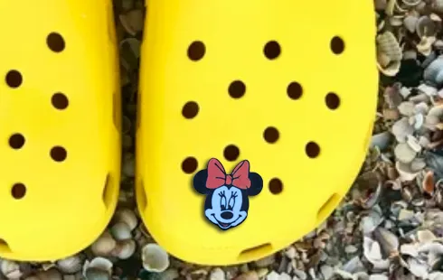 Minnie Mouse Croc Shoe Charm (Jibbitz) by sidbarret007 - MakerWorld