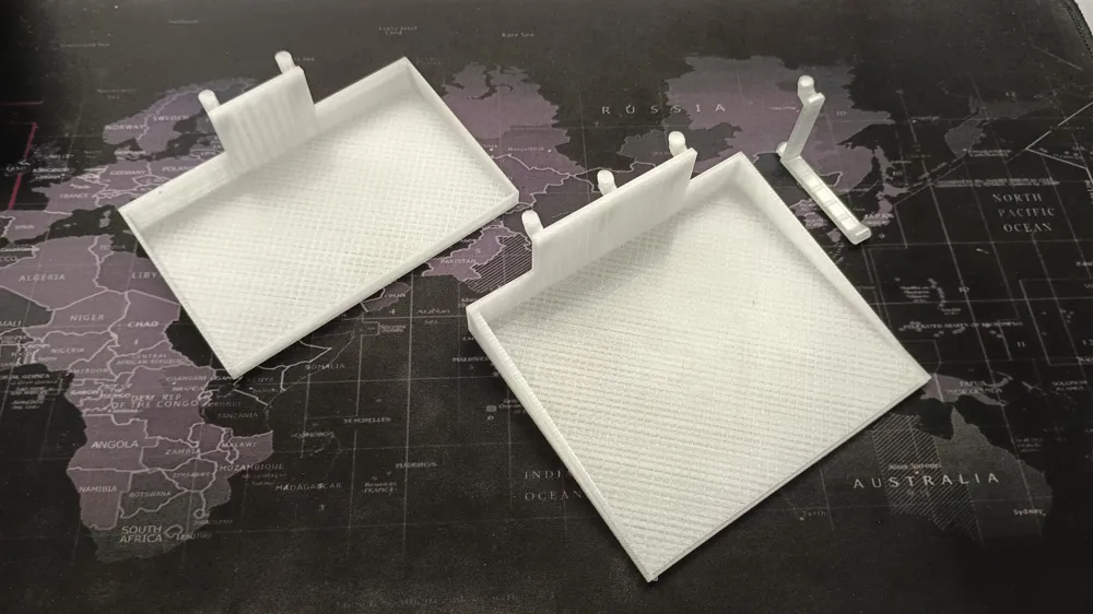 30mm Spacing Pegboard Tray by ElfliedMakerWorld: Download Free 3D Models