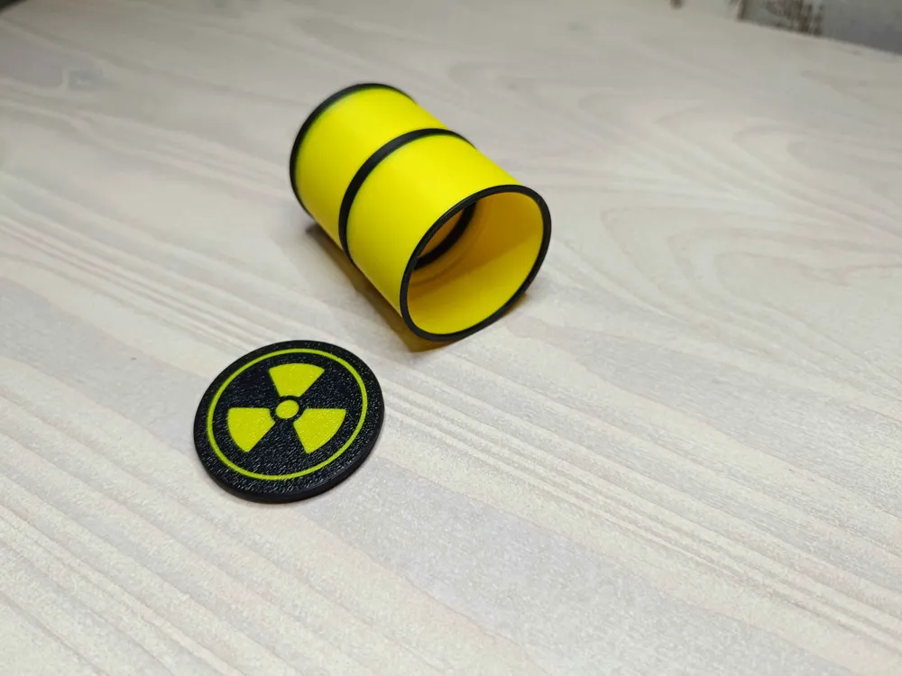 Toxic Waste Barrel - Free 3D Print Model - MakerWorld