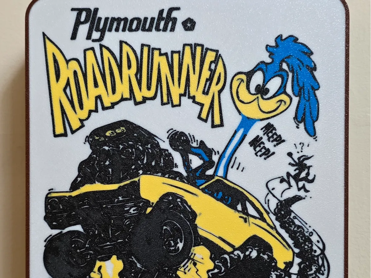 Road Runner CAR-toon light box - Free 3D Print Model - MakerWorld